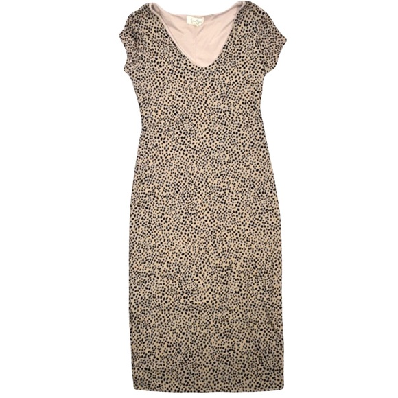 Jessica Simpson | Dresses | Jessica Simpson Animal Print Bodycon Midi ...